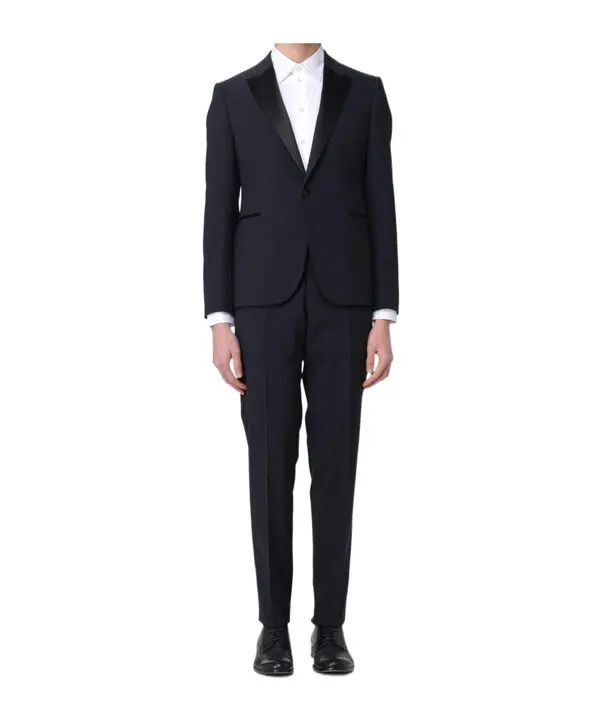 Emporio Armani Single-breasted Tailored Suit - Black
