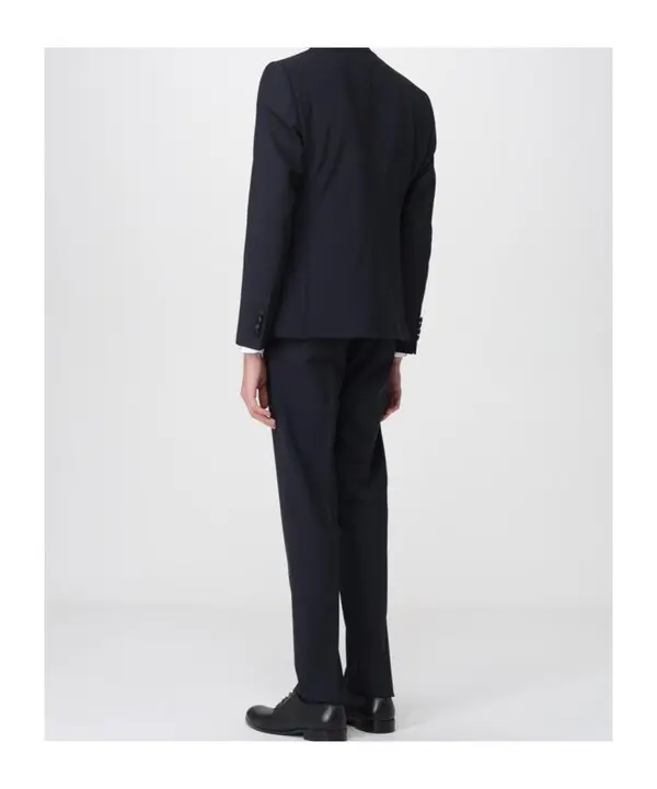 Emporio Armani Single-breasted Tailored Suit - Black