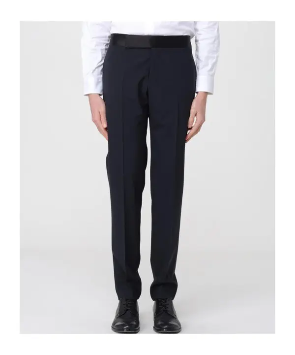 Emporio Armani Single-breasted Tailored Suit - Black