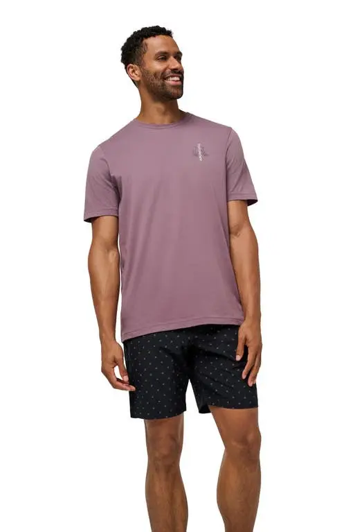 Travis Mathew Beck Geometric Print Performance Shorts - Black Geo
