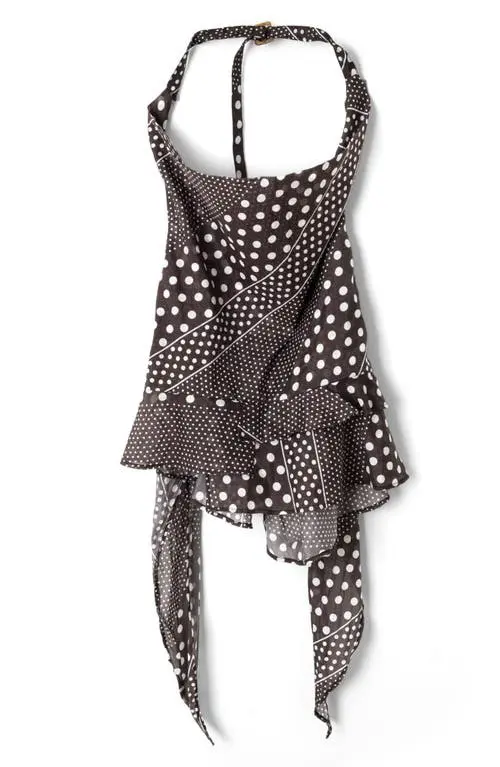 DAMSON MADDER Leandra Tie Waist Halter Camisole