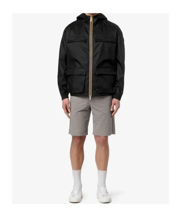 K-WAY Clad Extra Light Hooded Performance Jacket - Black Solid