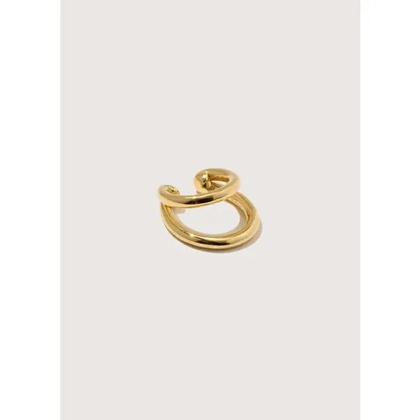 OTIUMBERG 14kt Gold Double Ear Cuff - Yellow Toned Gold