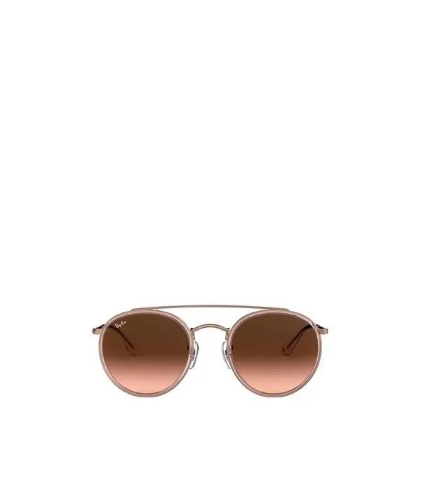 Ray-ban Round Double Bridge Sunglasses - Brown