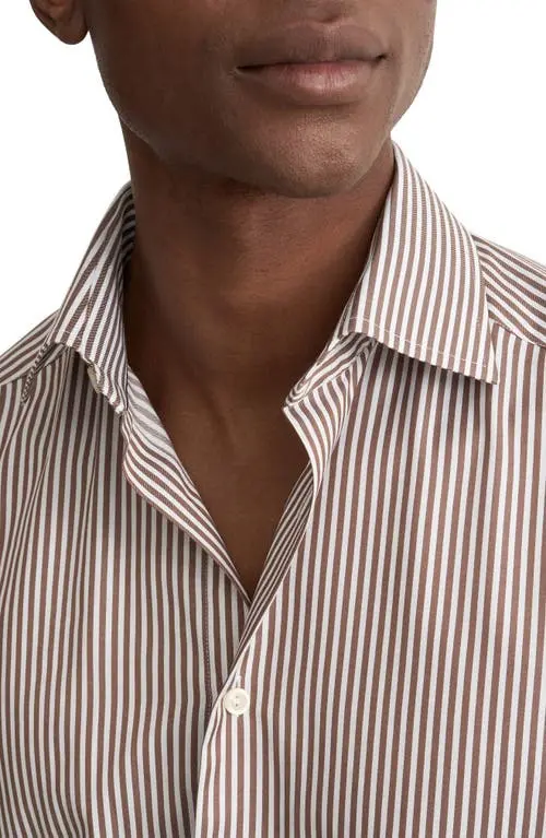 Eton Slim Fit Bengal Stripe Dress Shirt