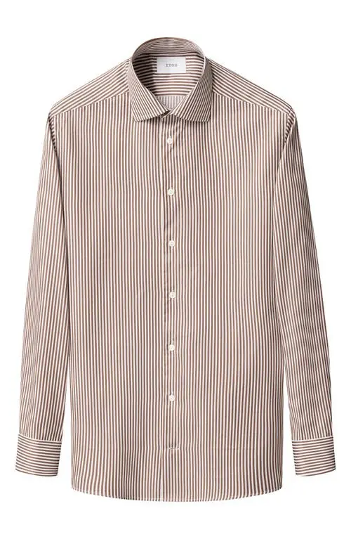 Eton Slim Fit Bengal Stripe Dress Shirt