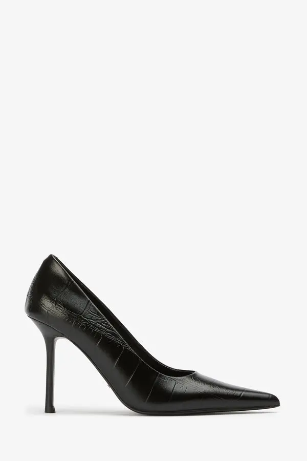 Bardot Tony Bianco Niki Croc Embossed Stiletto Pumps