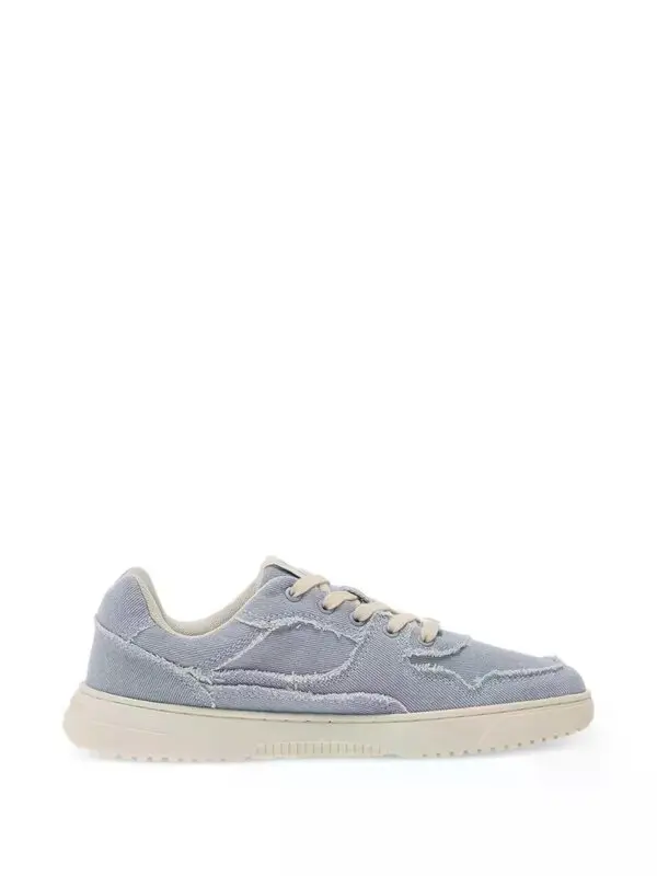 BAREBARICS Frayed-edge Panelled Sneakers