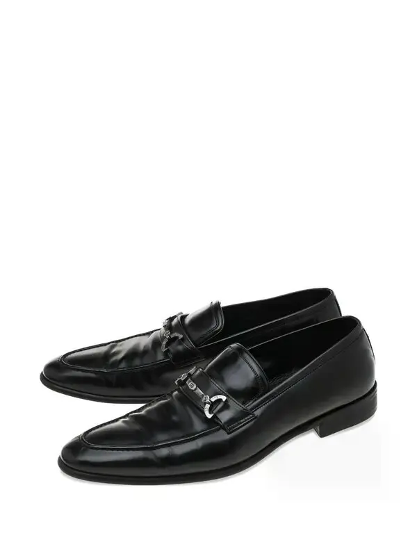 Dolce & Gabbana Leather Horsebit Loafers
