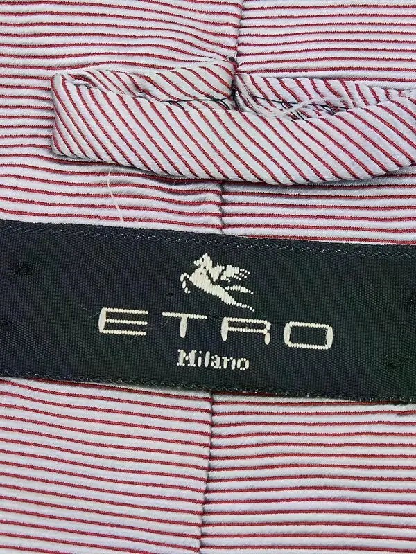 Etro Striped Silk Neck Tie