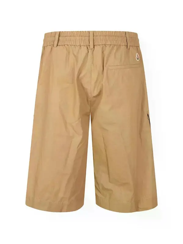 Moncler Logo-patch Cargo Shorts - Neutrals
