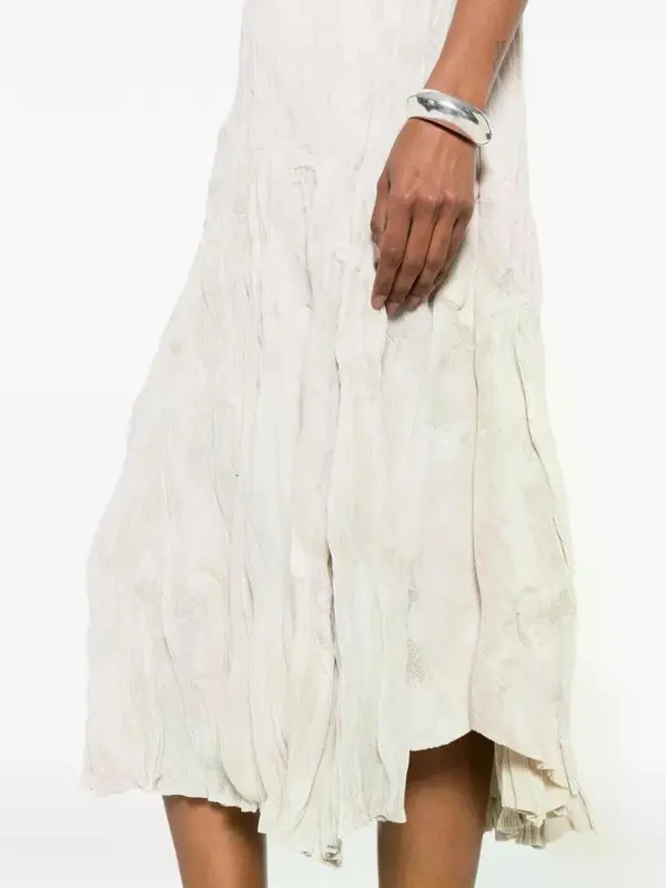 GONGDID DESIGN Crinkled Midi Dress