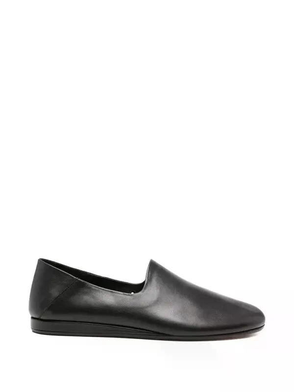 Jacquemus Logo Plaque Loafers - Black