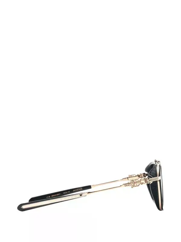 Chrome Hearts Geometric Frame Sunglasses