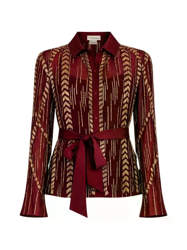 TEMPERLEY LONDON Viola Sequin-embellished Shirt