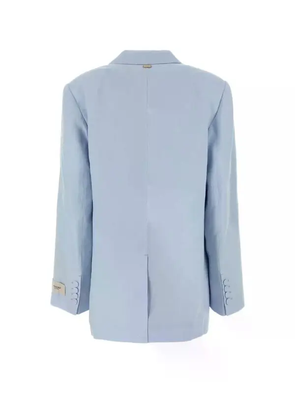 Agnona Single-breasted Blazer - Blue