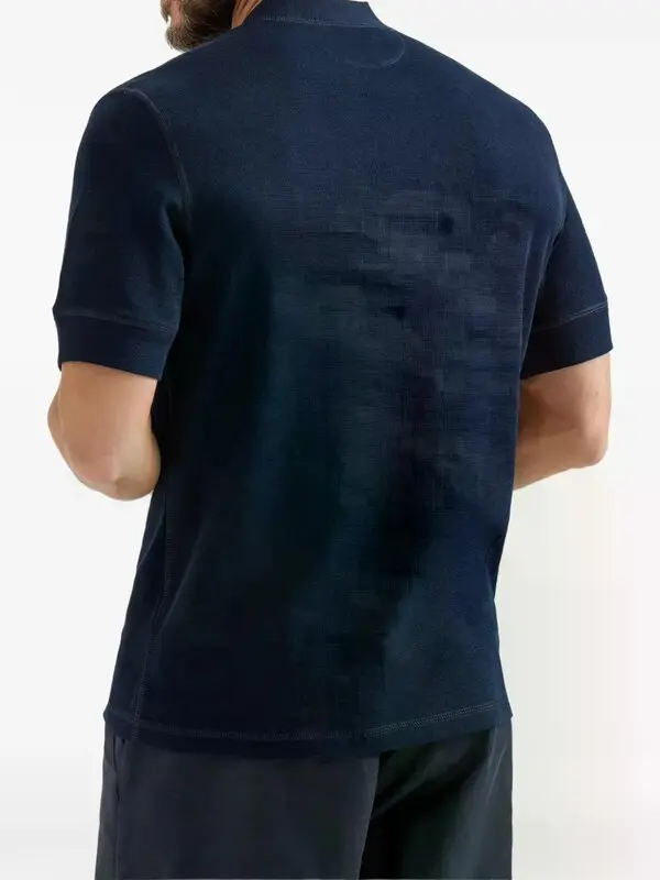 Brunello Cucinelli Button-down Short-sleeve Polo Shirt
