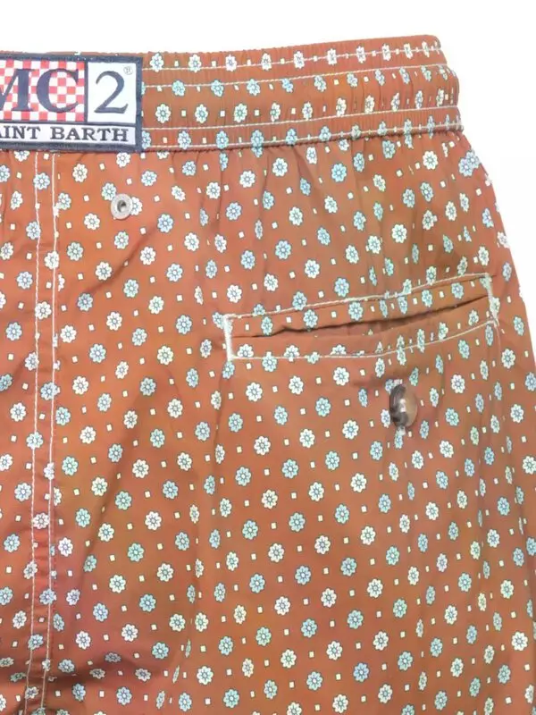 MC2 SAINT BARTH Floral Print Swim Shorts