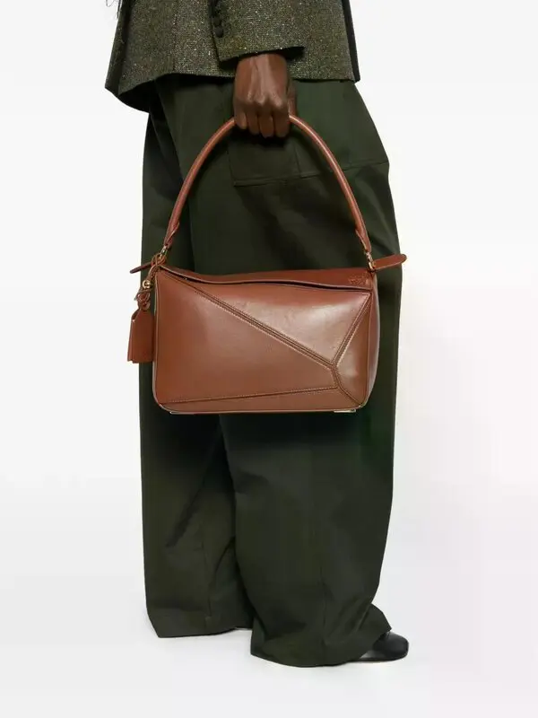 Loewe Medium Featherlight Puzzle Leather Tote Bag
