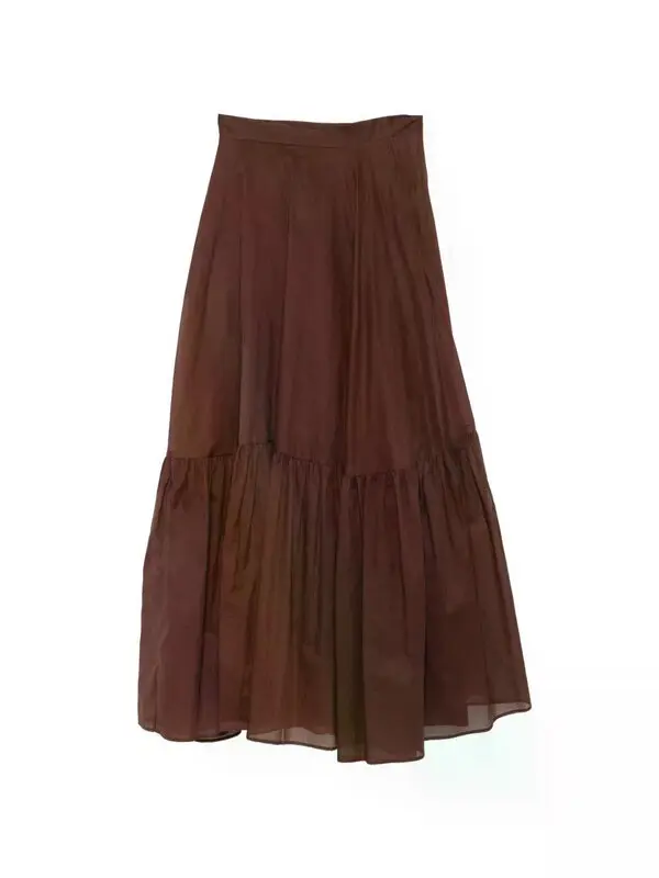 Plan C Tiered Maxi Skirt