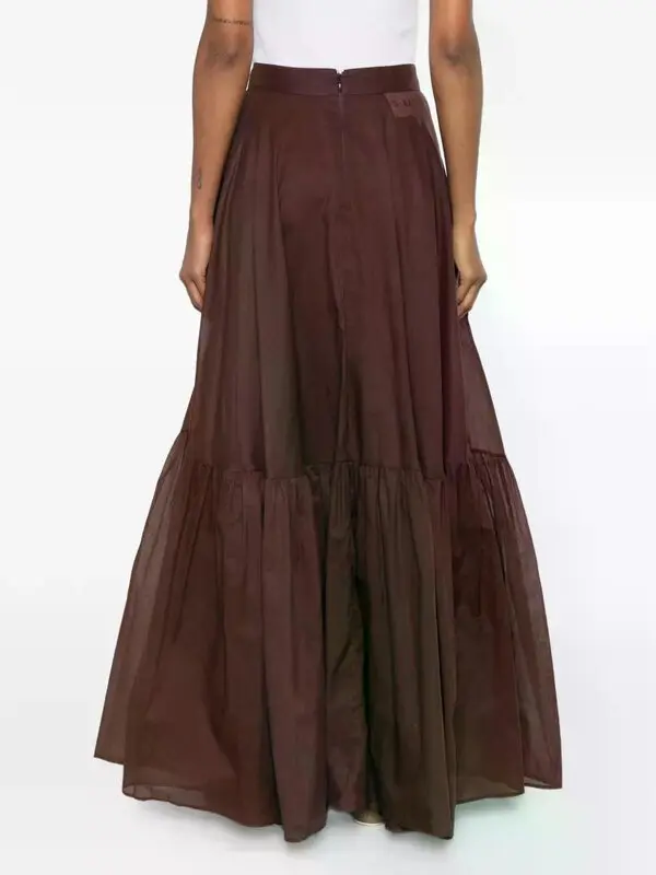 Plan C Tiered Maxi Skirt