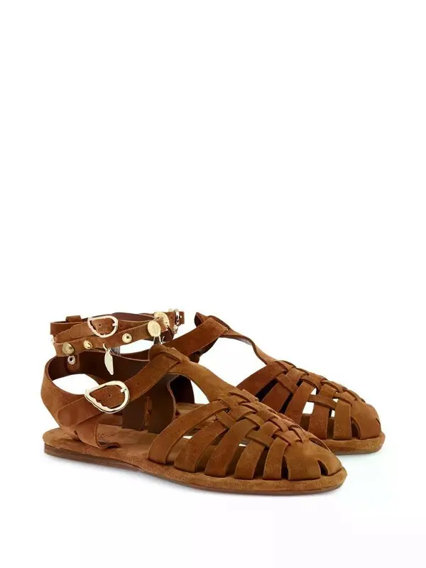 ANCIENT GREEK SANDALS Karina Woven Sandals - Brown