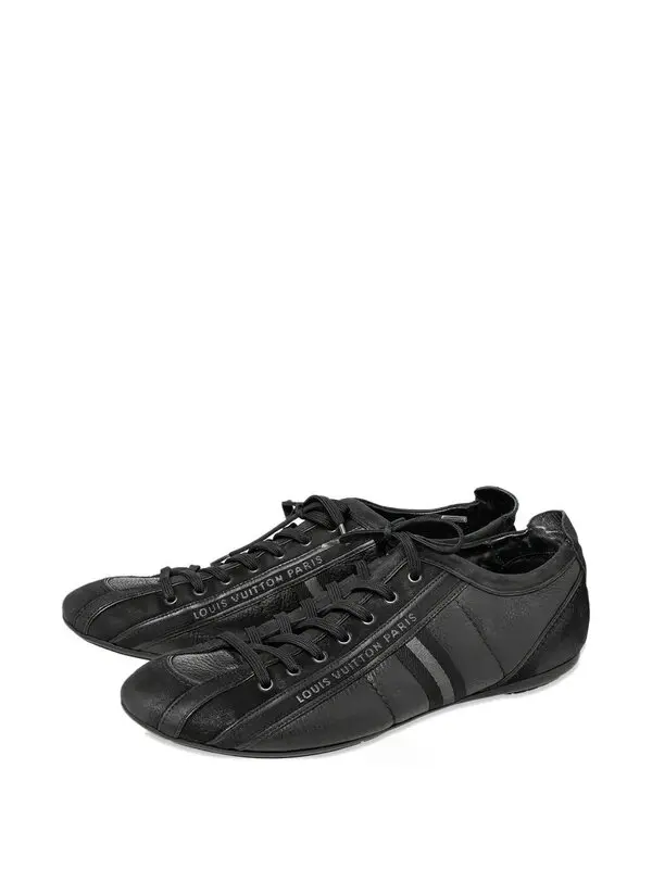 LOUIS VUITTON Cosmos Nubuck Leather Sneakers - Black