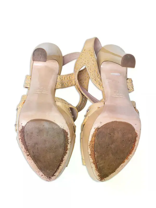 Miu Miu Patent Leather Platform Sandals