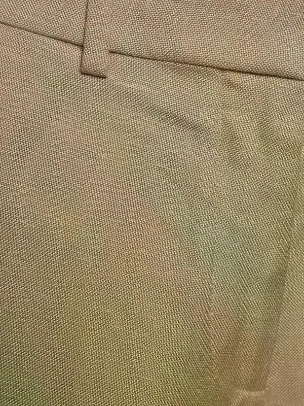 Stella McCartney Beige Woven Texture Trousers