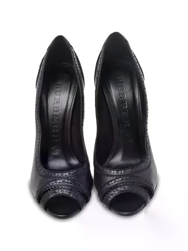 Burberry Peep-toe Stiletto Pumps