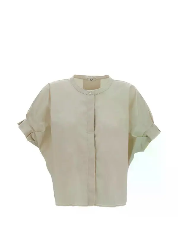 M.S.M. Draped Kimono Shoulder Shirt