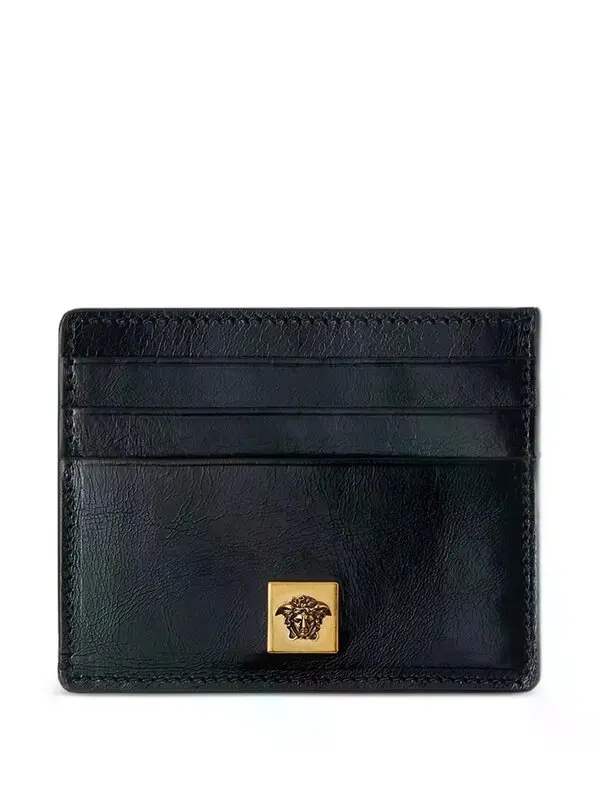 Versace Medusa-plaque Card Holder - Black