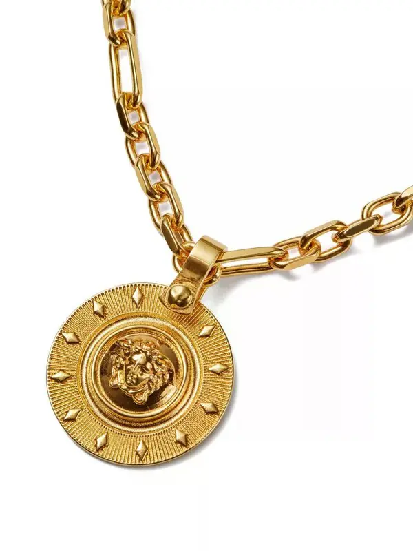 Versace Medusa Pendant Chain Necklace