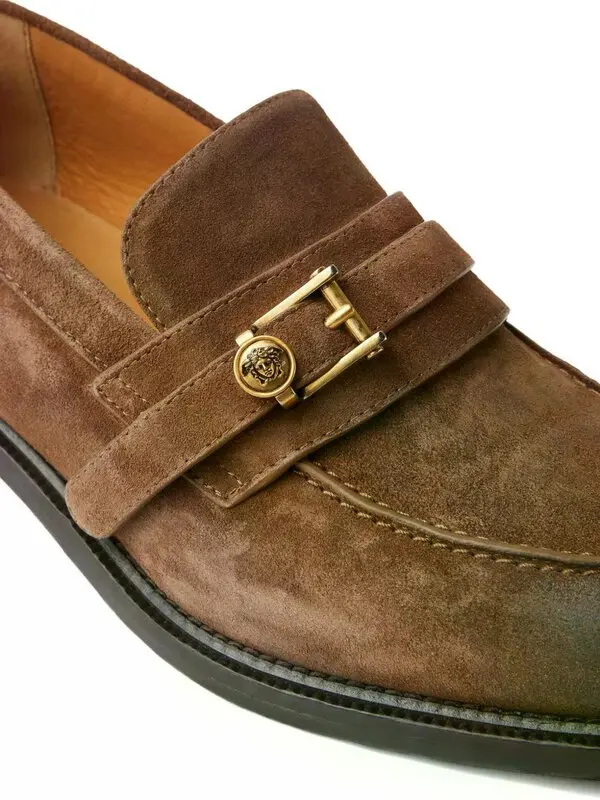 Versace Primo Suede Loafers