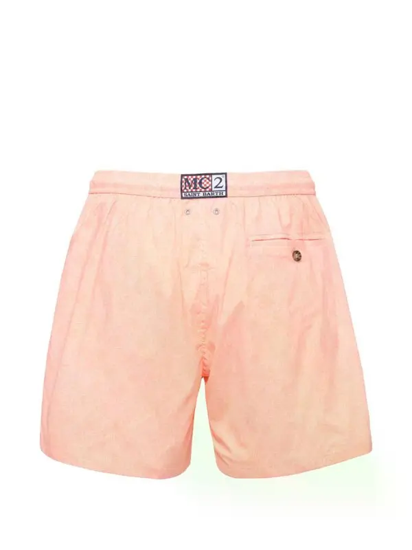 MC2 SAINT BARTH Peach Octopus Print Swim Shorts