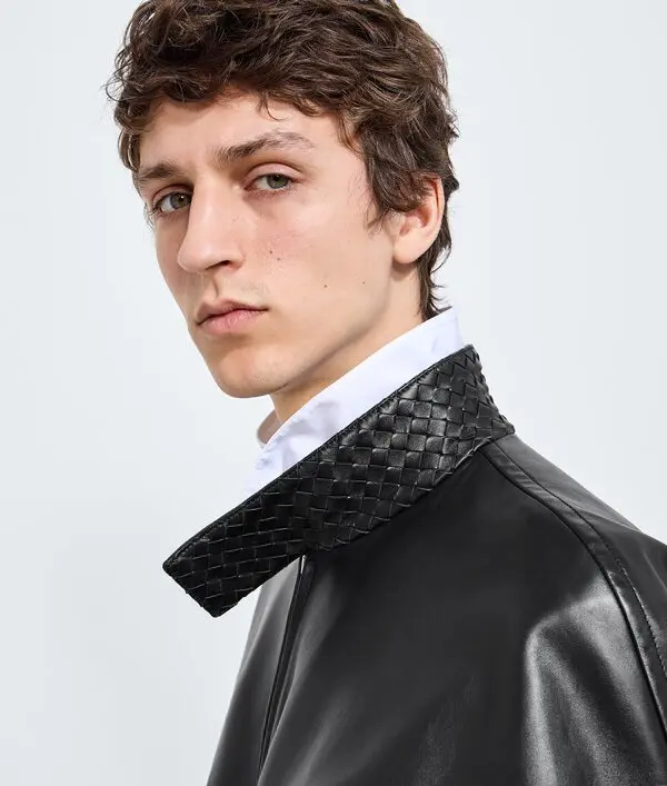 Bottega Veneta Leather Jacket - Double Black