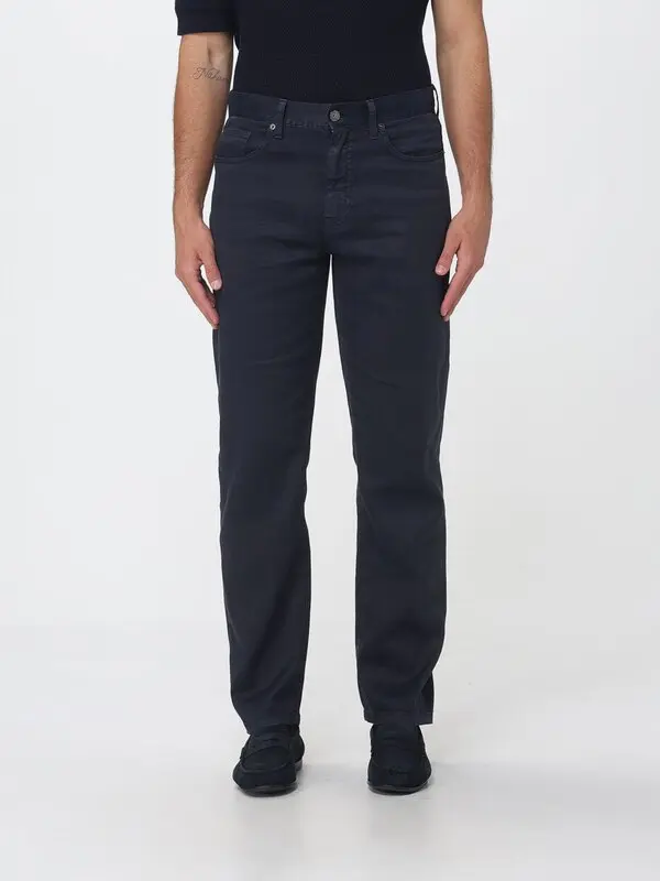 Zegna Tailored Trousers - Navy