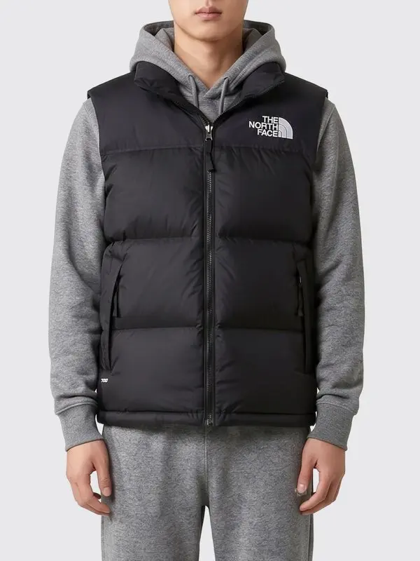 The North Face 1996 Retro Nuptse Padded Nylon Vest With Logo - Black