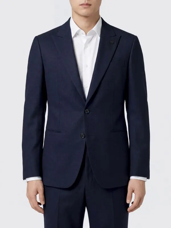 LARDINI Tailored Jacket - Blue