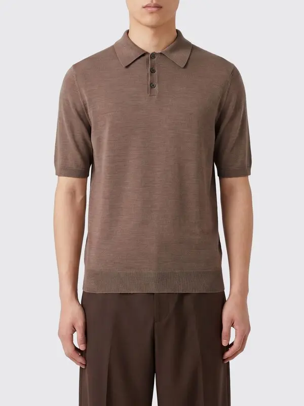 BALLANTYNE Silk And Cashmere Polo Shirt - Natural