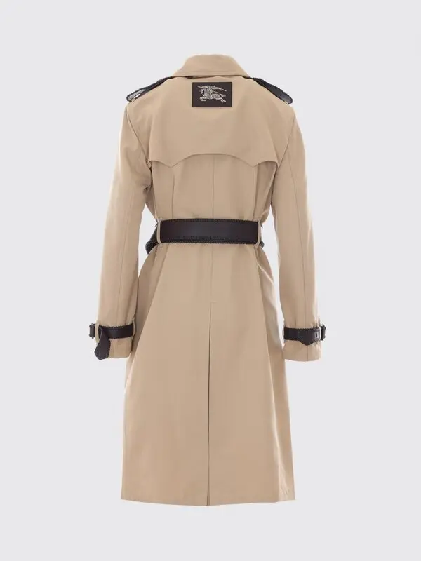 Burberry Double Breasted Trench Coat - Beige