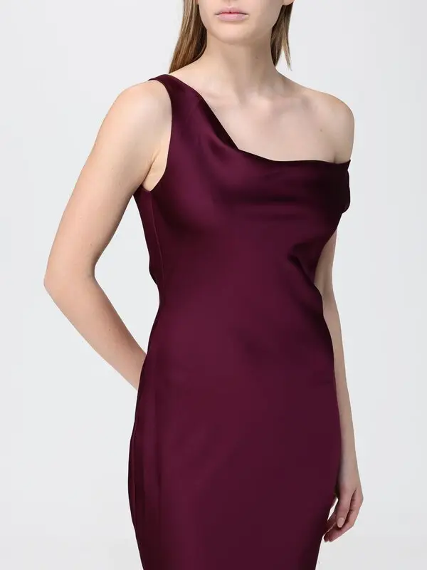 Norma Kamali One Shoulder Draped Gown