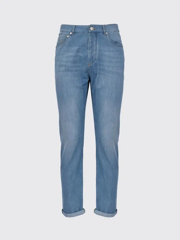 Brunello Cucinelli Cotton Straight Jeans - Denim
