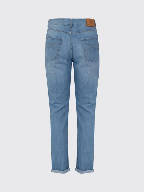 Brunello Cucinelli Cotton Straight Jeans - Denim