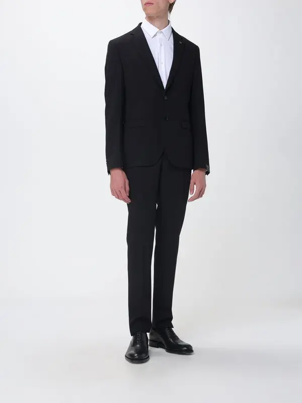 MANUEL RITZ Single Breasted Twill Dress - Black