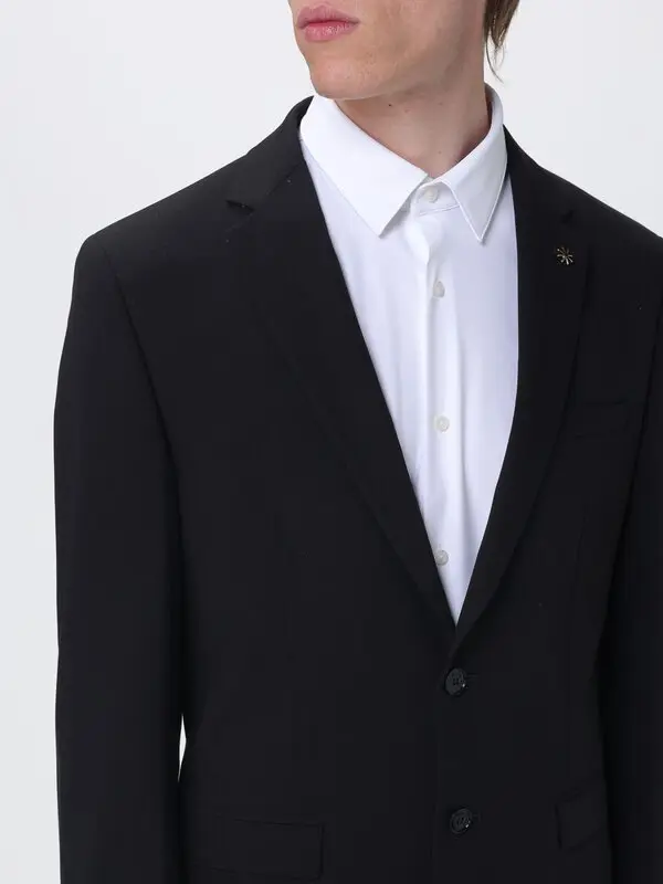 MANUEL RITZ Single Breasted Twill Dress - Black