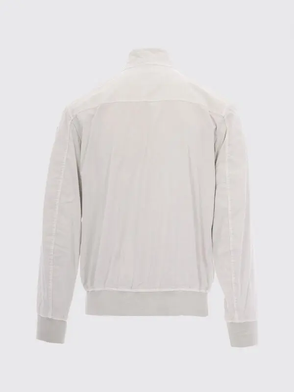 BLAUER. Cotton Bomber Jacket With Zip - Grey
