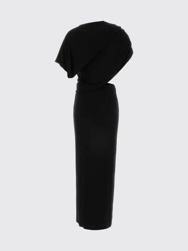 Alberta Ferretti Asymmetrical Cut-out Maxi Dress