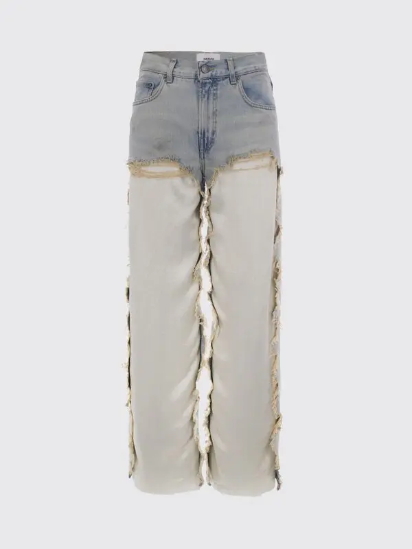 HAIKURE Bonnie Wide Leg Satin Jeans