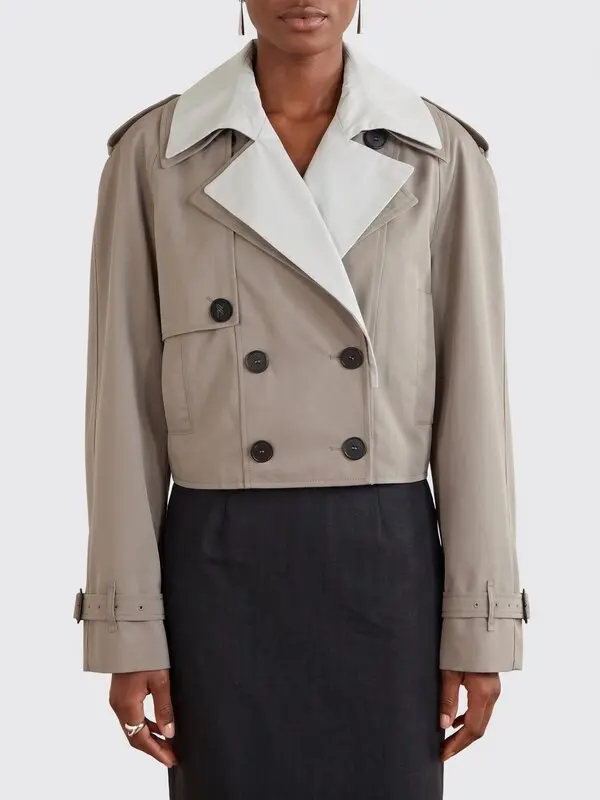 Attico Cropped Double Breasted Jacket